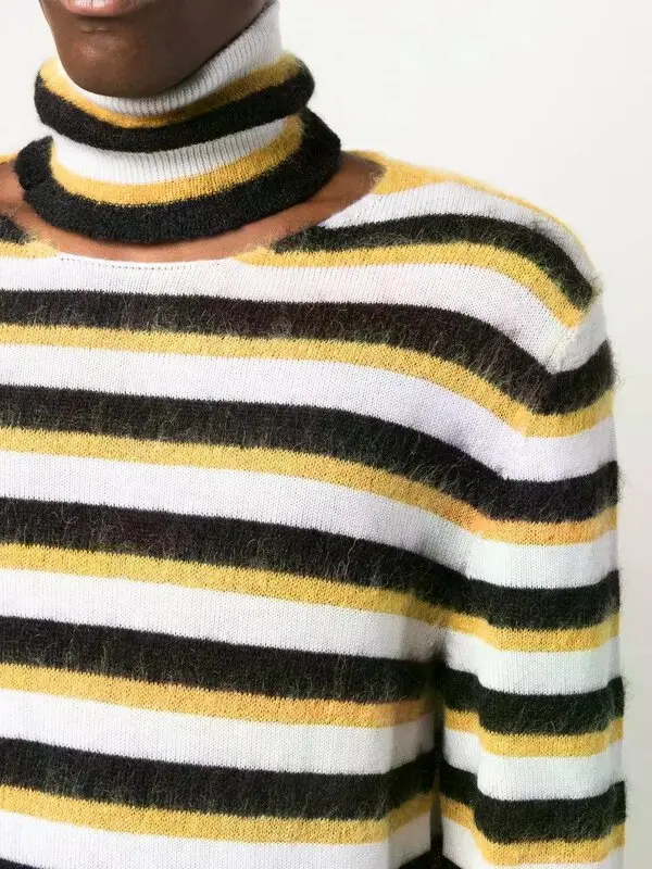 Marni Striped Roll-neck Jumper