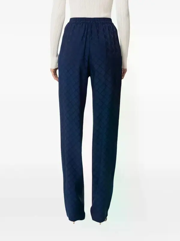 Elisabetta Franchi Diamond Jacquard Trousers