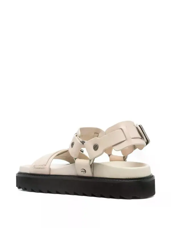 Acne Studios Leather Buckle Sandals