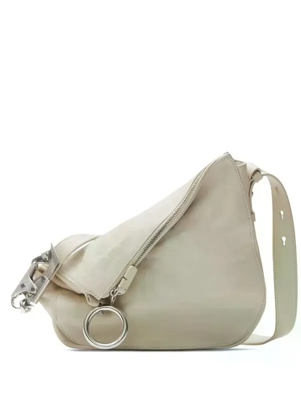 Burberry Knight Leather Shoulder Bag - Neutrals