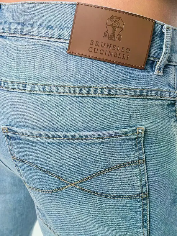 Brunello Cucinelli Skinny Low-rise Jeans