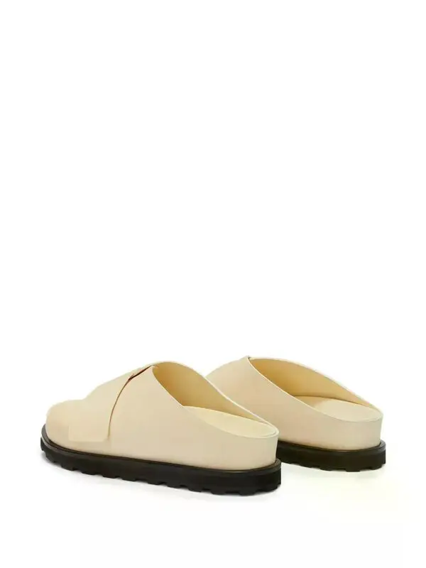 JIL SANDER Platform Leather Slides