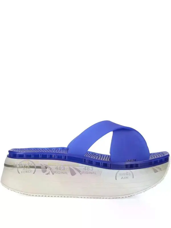 Premiata Moura Platform Slides - Blue