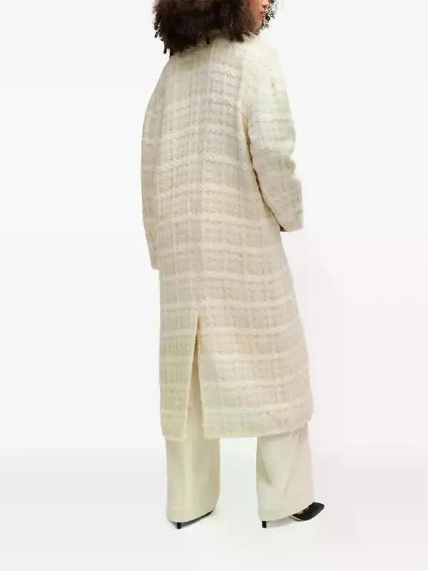 BOSS Bouclé-knit Coat