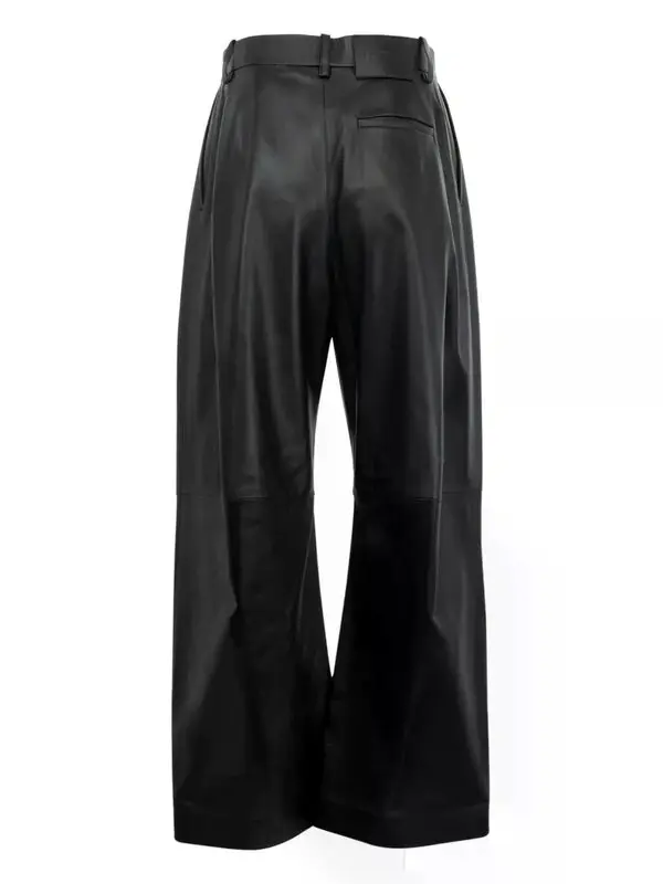 Loewe Leather Palazzo Pants