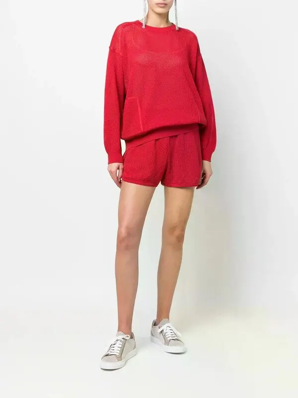 Brunello Cucinelli Drawstring Knit Shorts