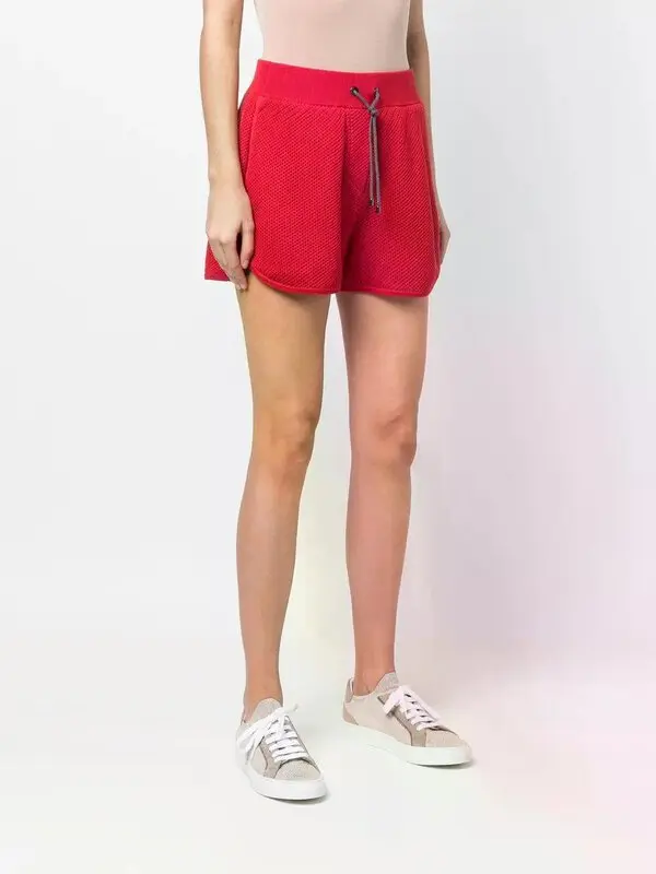 Brunello Cucinelli Drawstring Knit Shorts