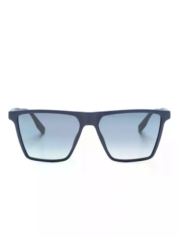 Karl Lagerfeld Logo-tape Rectangle-frame Sunglasses