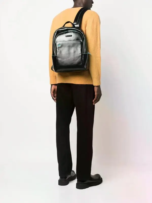 PIQUADRO Calf-leather Two-zip Backpack
