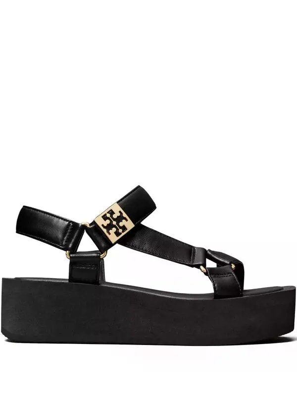 Tory Burch Mellow Platform Sandals - Black