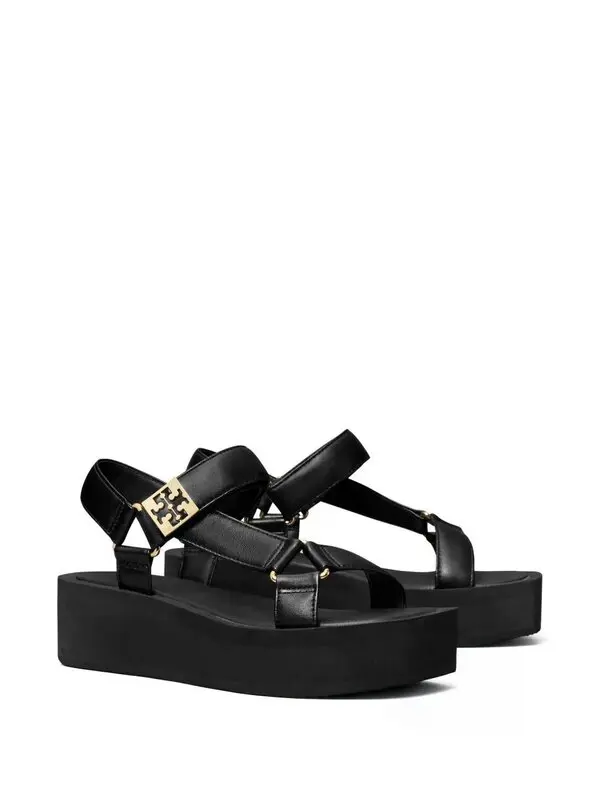 Tory Burch Mellow Platform Sandals - Black