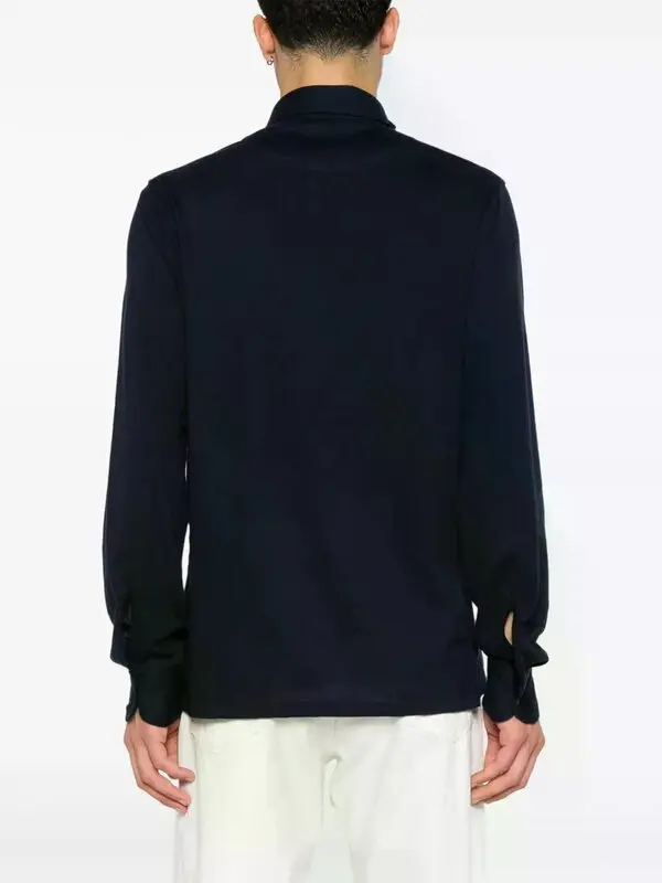 ORIAN Jersey Polo Shirt - Blue