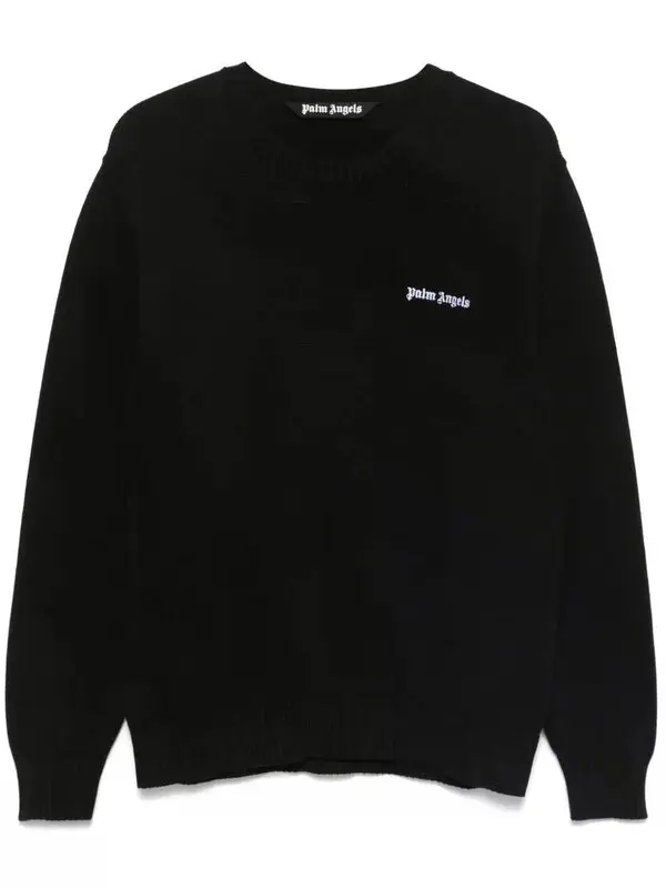 Palm Angels Logo-embroidered Sweater