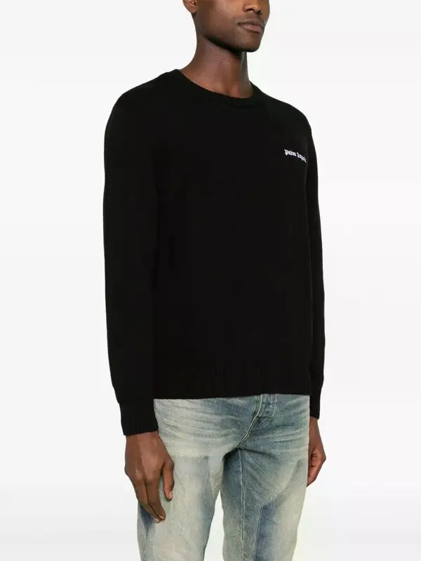 Palm Angels Logo-embroidered Sweater