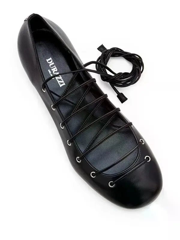 DURAZZI MILANO Leather Pumps With Ankle Strap