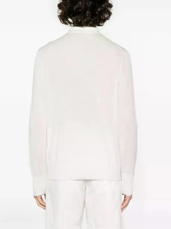 Eleventy Half-zip Wool Polo Shirt