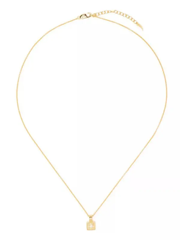 MISSOMA Mini Square Pendant Necklace
