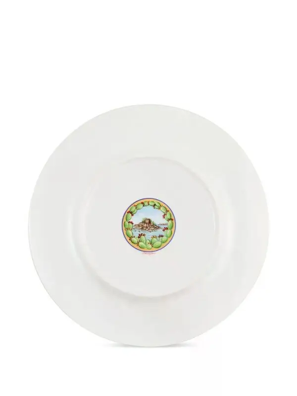 Dolce & Gabbana 2 Piece Fine Porcelain Dinner Plate Set