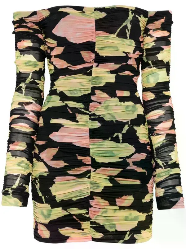 Blumarine Floral-print Mini Dress