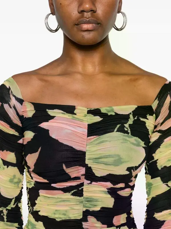 Blumarine Floral-print Mini Dress