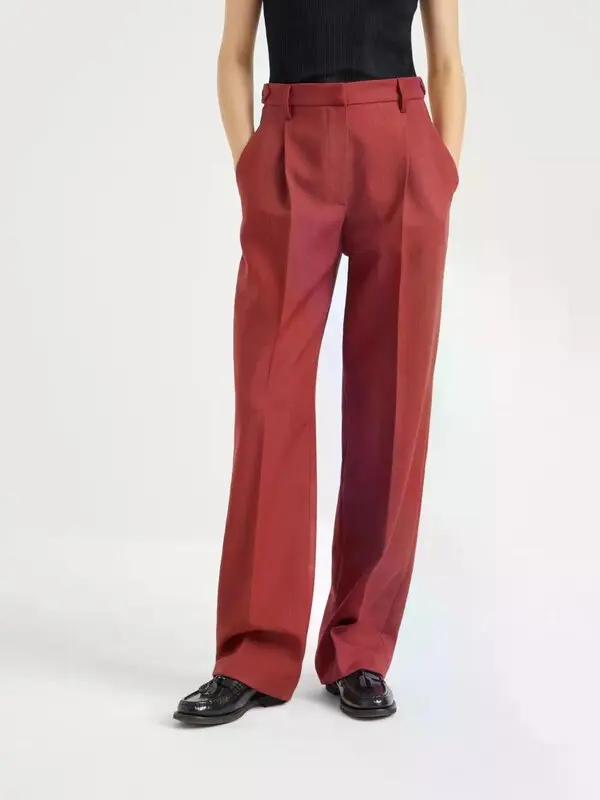 Brunello Cucinelli Virgin-wool Tailored Trousers