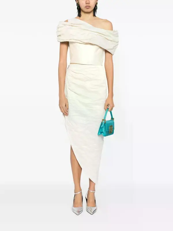 Maticevski Off-shoulder Corset Top