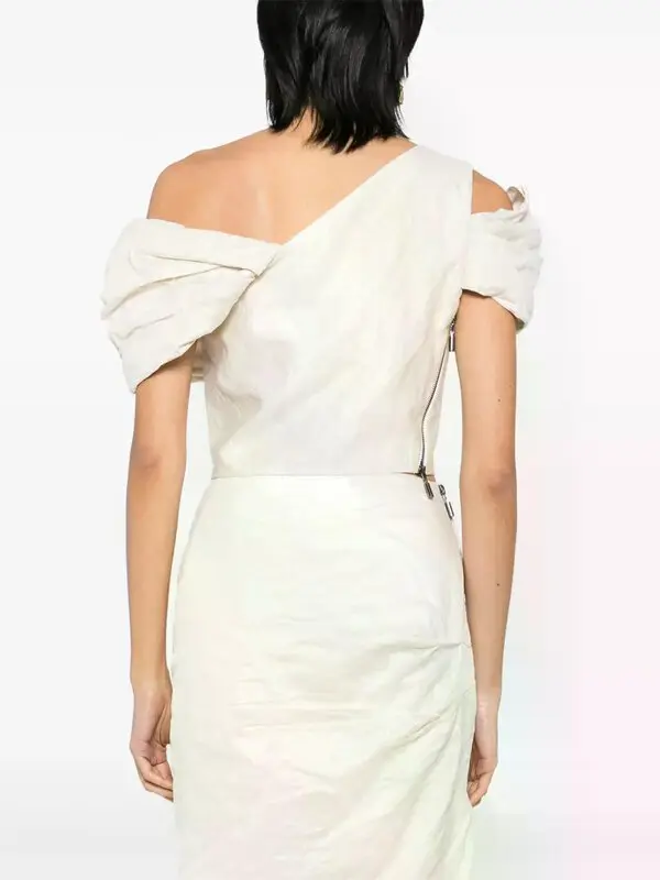 Maticevski Off-shoulder Corset Top