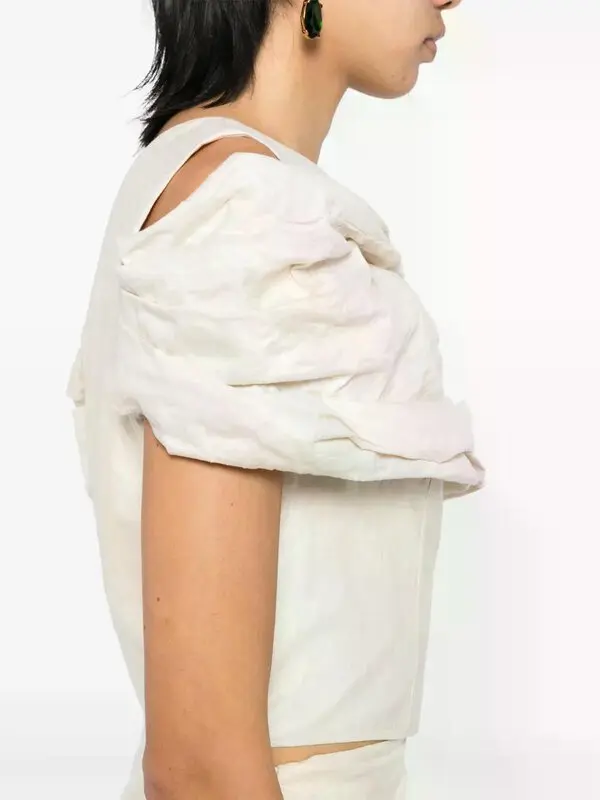 Maticevski Off-shoulder Corset Top