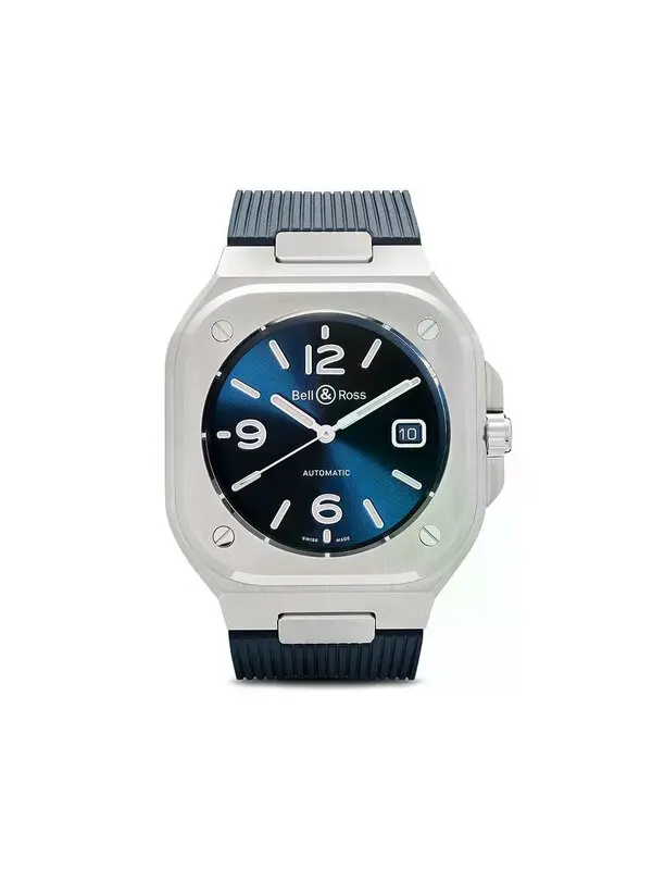 BELL & ROSS Br 05 Steel Timepiece - Blue