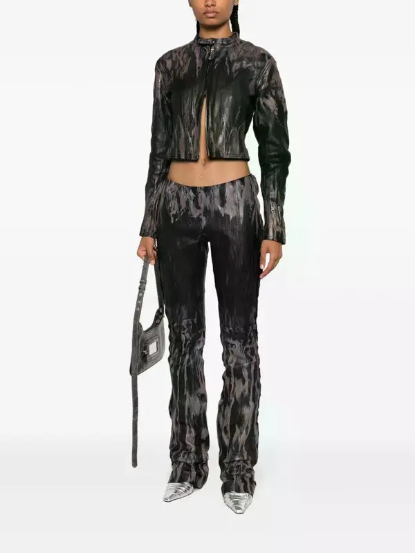 Acne Studios Faded-effect Flared Trousers