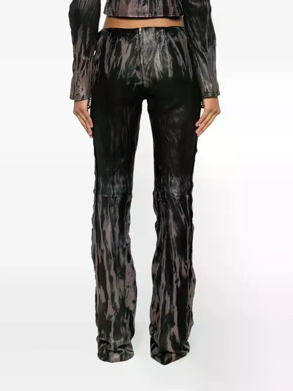Acne Studios Faded-effect Flared Trousers