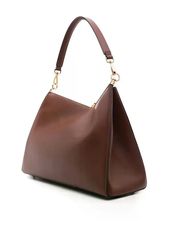 Etro Vela Leather Shoulder Bag - Brown