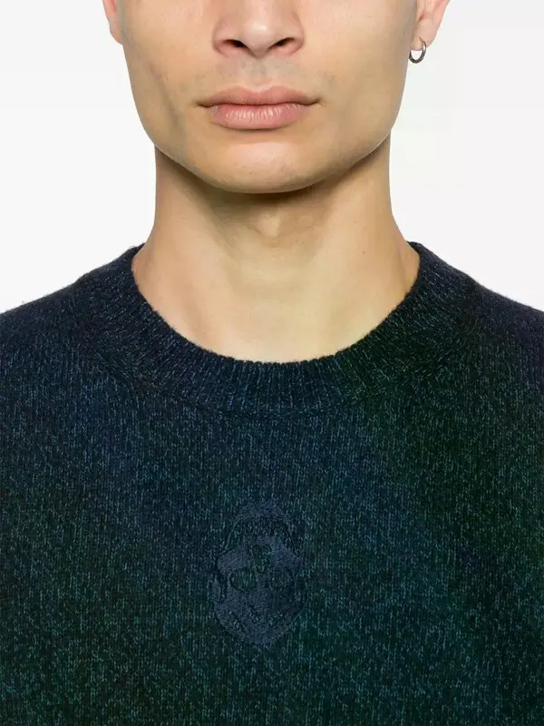 Alexander McQueen Skull-embroidered Sweater
