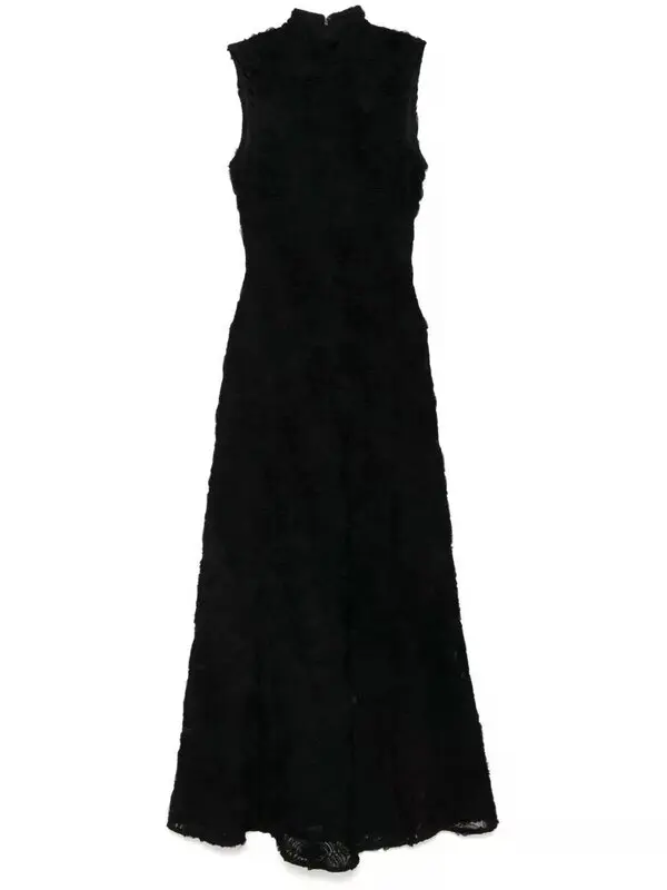ROTATE BY BIRGER CHRISTENSEN Flower-mesh Maxi Dress