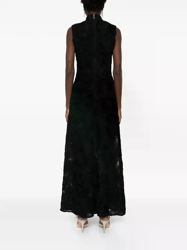 ROTATE BY BIRGER CHRISTENSEN Flower-mesh Maxi Dress