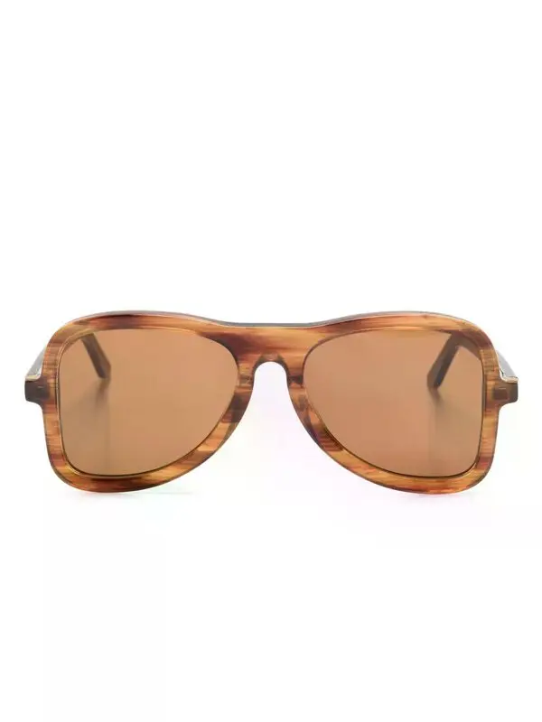 Séfr Aster Pilot-frame Sunglasses - Neutrals