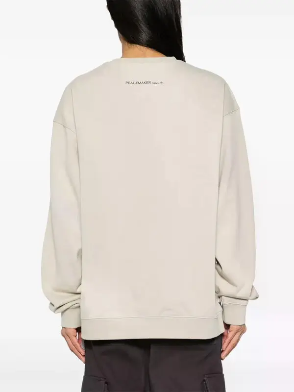 PEACEMAKER OAMC Bird-printed Sweatshirt - Neutrals