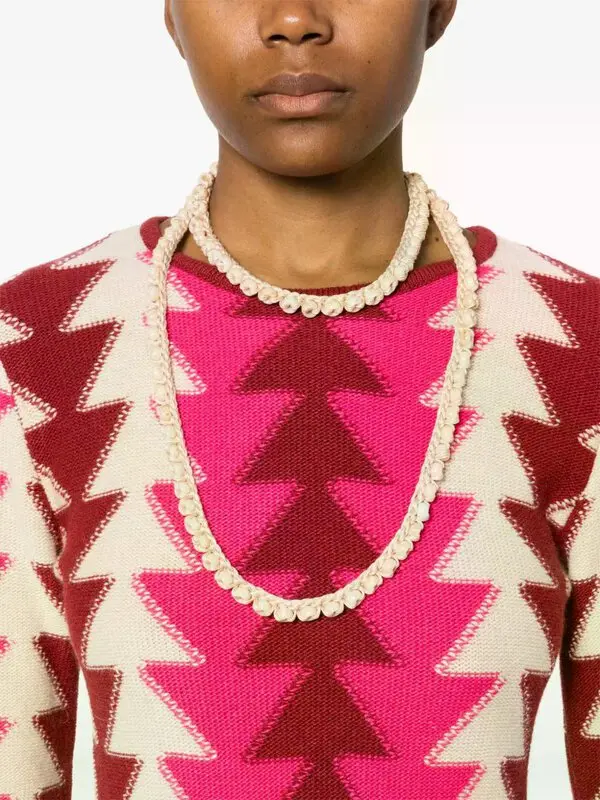 Alanui Tasseled Crochet Necklace