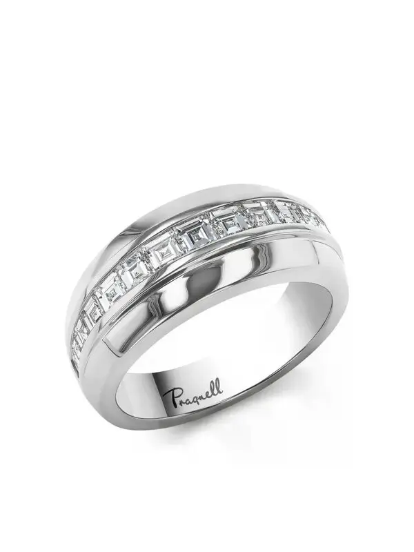 PRAGNELL Platinum Manhattan Diamond Ring - Silver