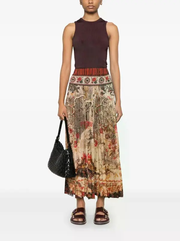 PIERRE-LOUIS MASCIA Ceto Pleated Skirt