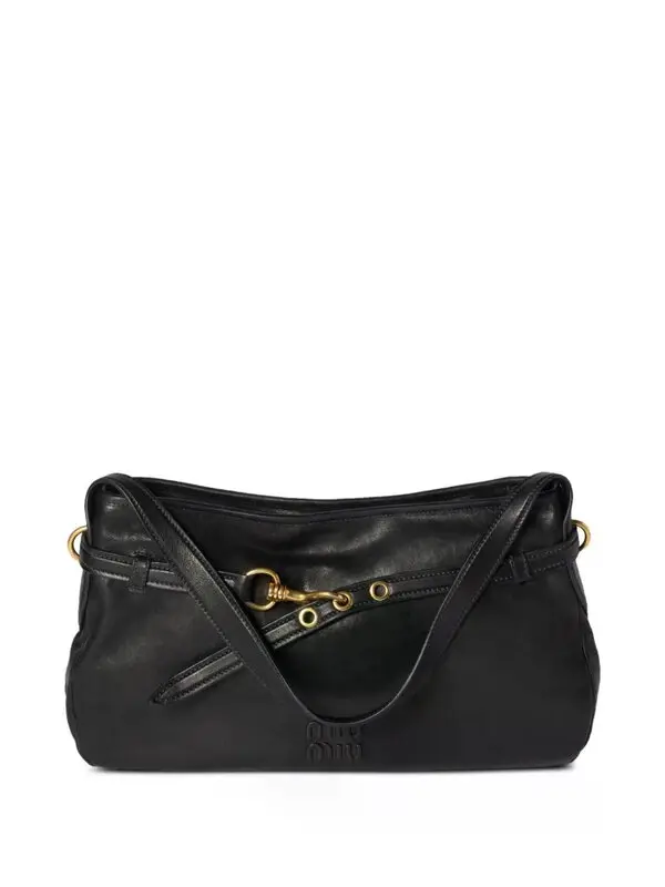 Miu Miu Aventure Shoulder Bag - Black