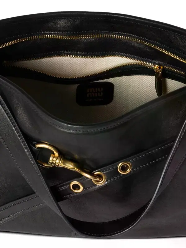 Miu Miu Aventure Shoulder Bag - Black