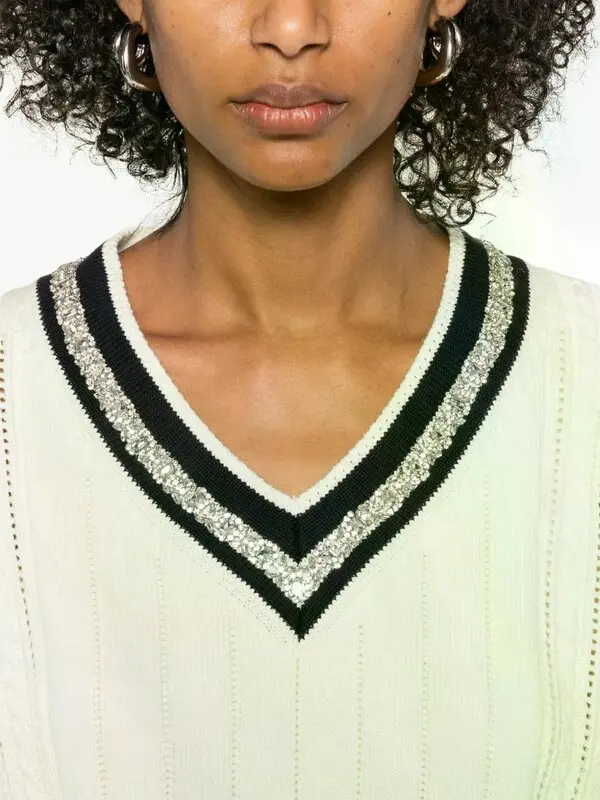 GOLDEN GOOSE Crystal-embellished Sweater
