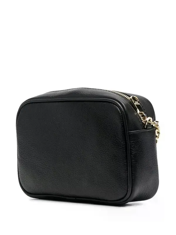 Patrizia Pepe Logo-plaque Leather Crossbody Bag