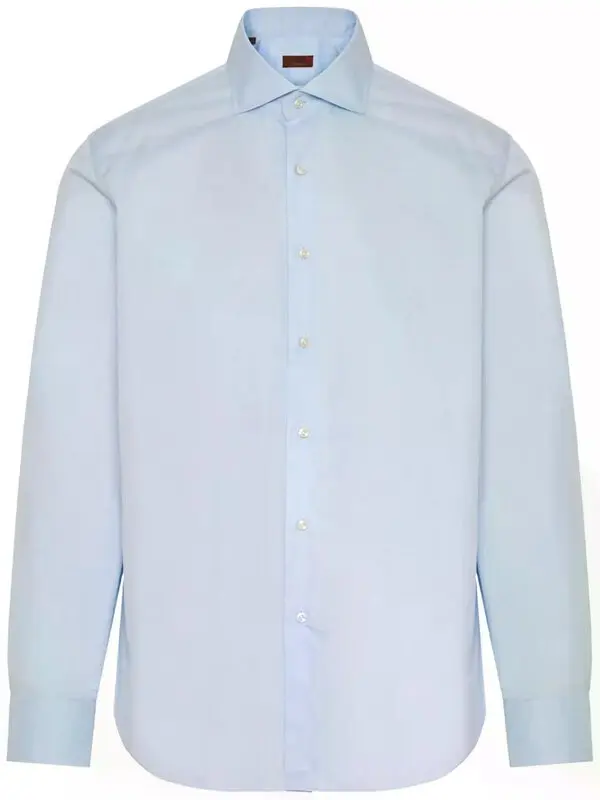 BARBA NAPOLI Cotton Botton-up Shirt
