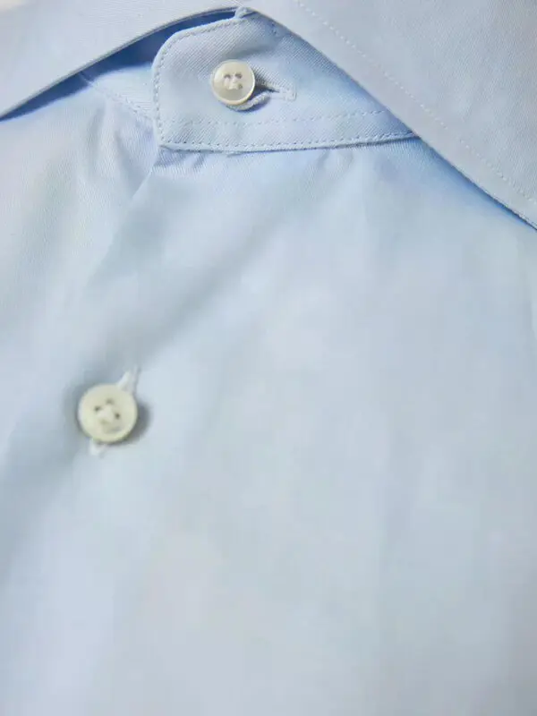 BARBA NAPOLI Cotton Botton-up Shirt