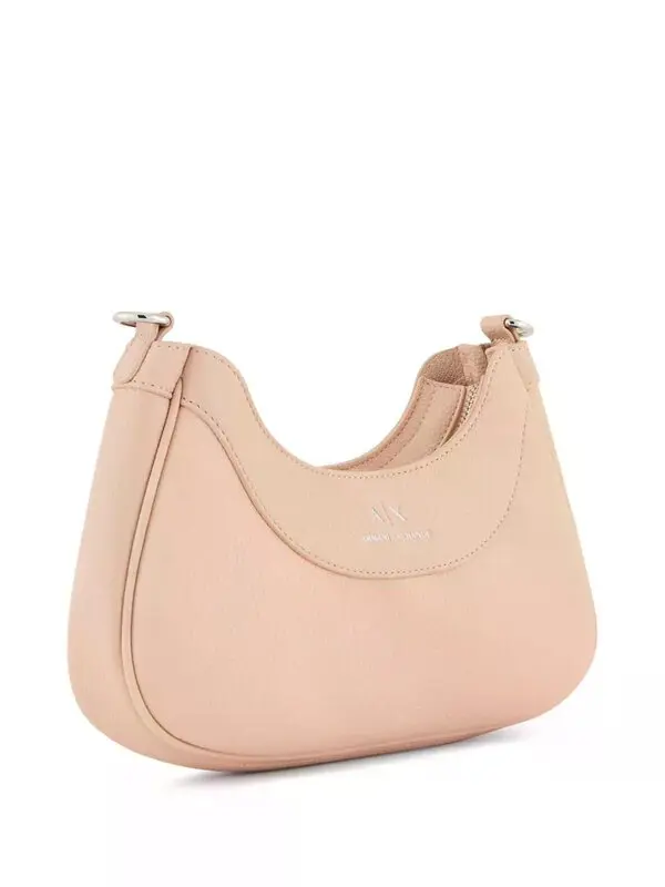 Armani Exchange Faux Leather Shoulder Bag - Neutrals
