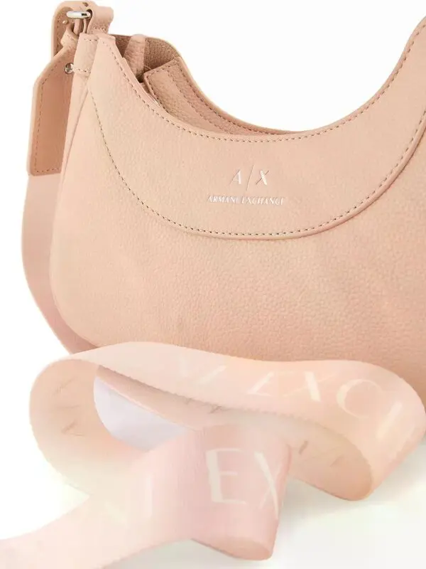 Armani Exchange Faux Leather Shoulder Bag - Neutrals