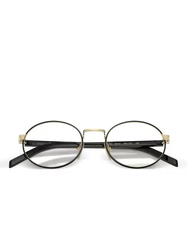 Prada Round-frame Glasses - Black