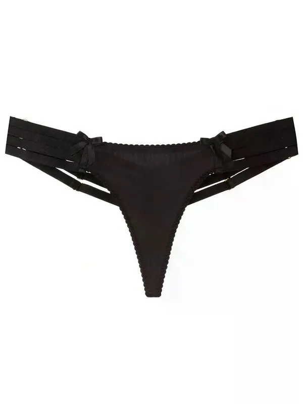 BORDELLE Adjustable Thong - Black